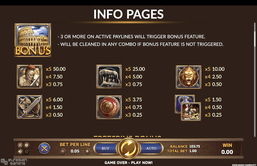 Roma Legacy Slot Demo & Review ᐈ Eurasian Gaming